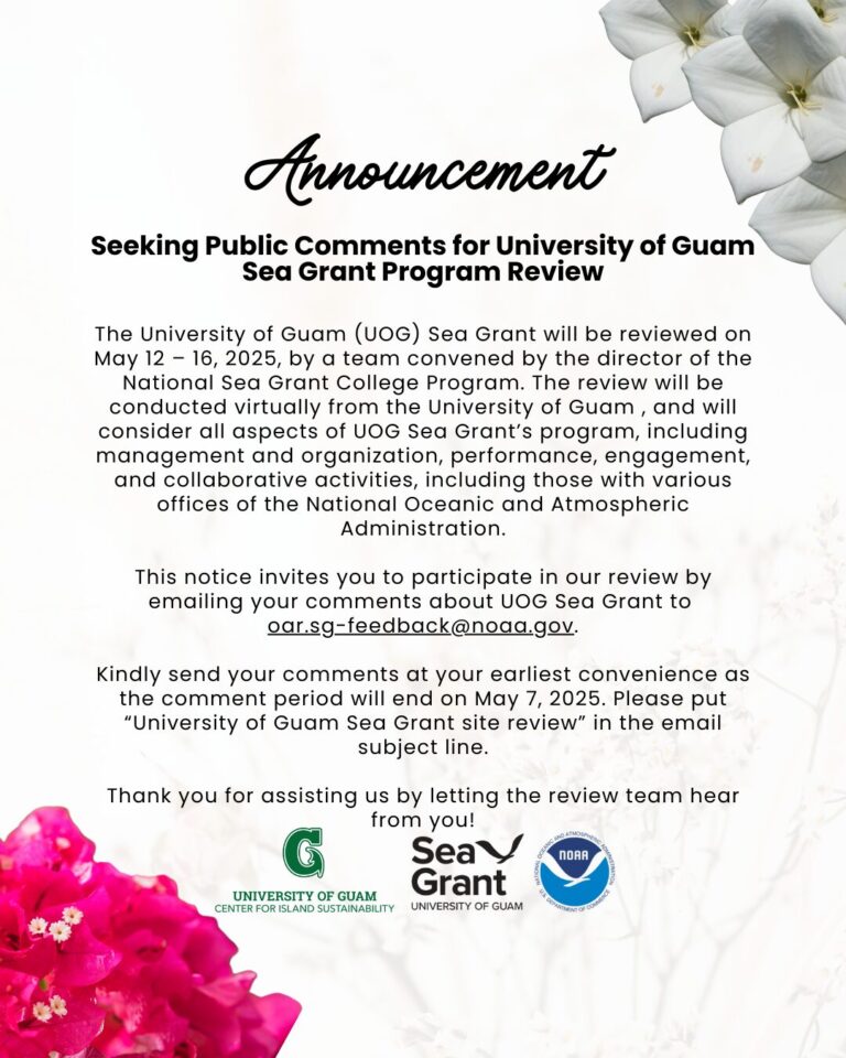 Home - UOG CIS and Sea Grant